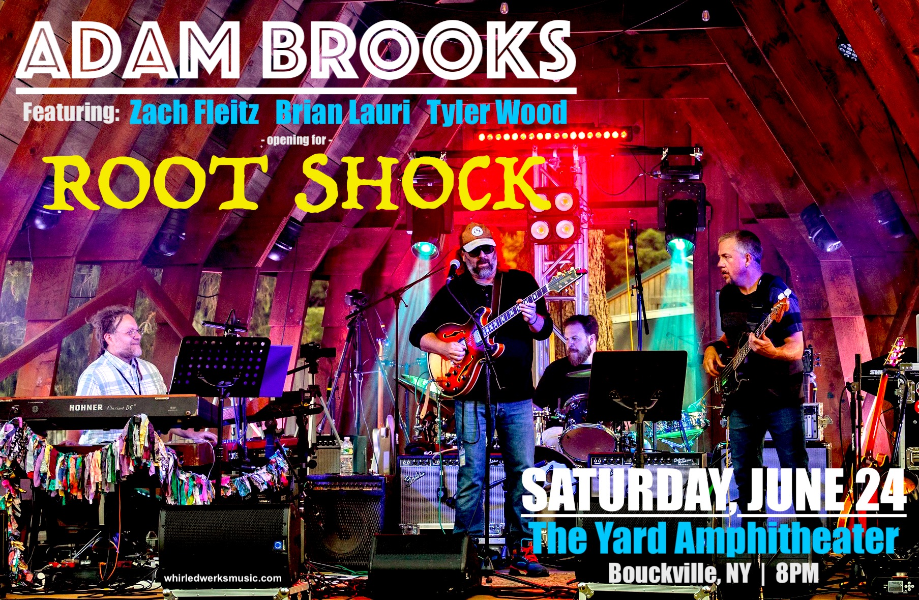 Adam Brooks & Band return to The Yard Amphitheater opening for ROOT ...